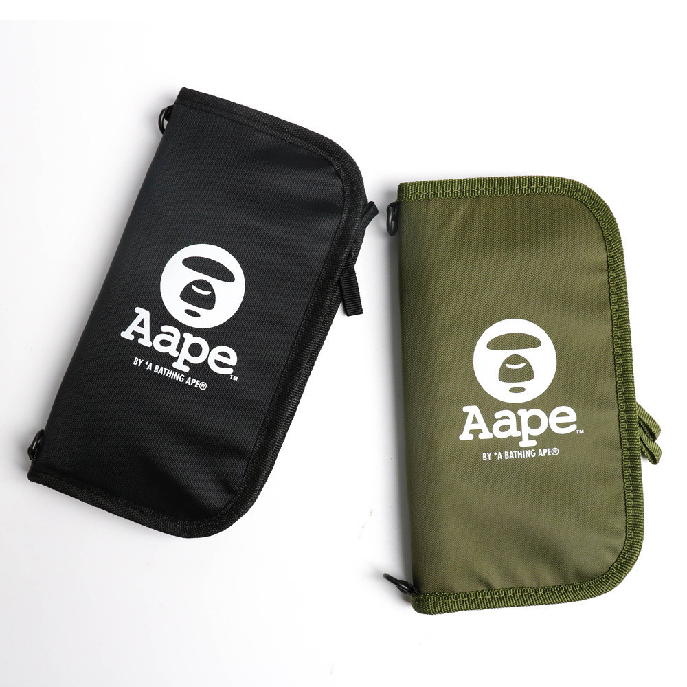 Aape Coin Purse Document Bag Men Card Holder Wallet Student Wallet ...