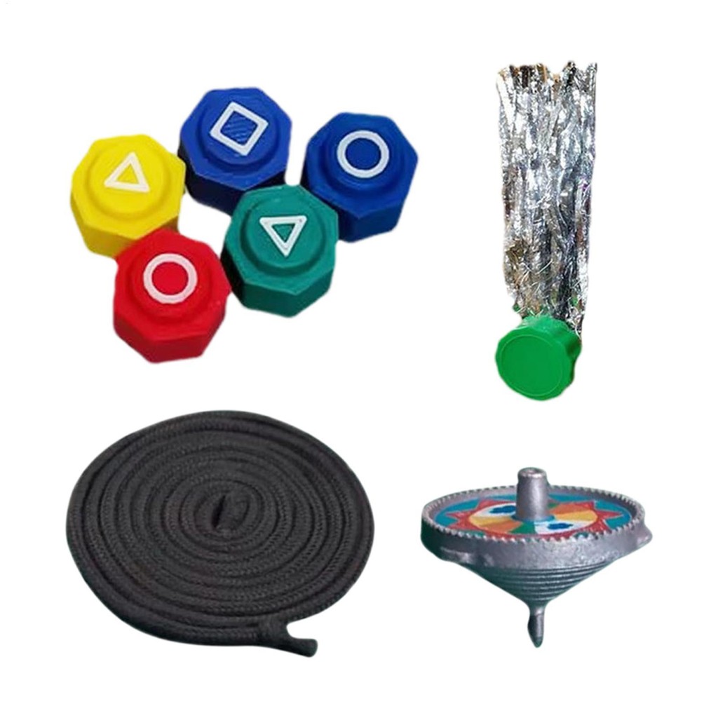 Squid Game 2 Korean Traditional Play Game Set Jebi Chagi | Gong-gi ...