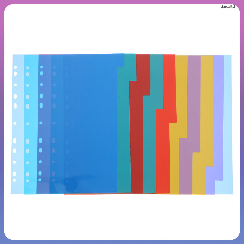 Category Index Page File Dividers Binder with Tabs School Supplies ...