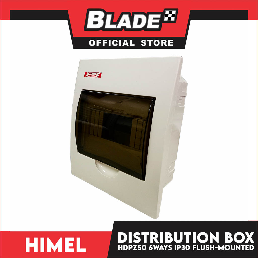 Himel Distribution Box HDPZ50P 6 ways IP30 Flush Mounted | Shopee ...