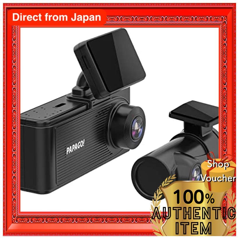 Papago GoSafe 490G 490° All-Around Dash Cam with 3 Cameras, Full HD 2MP Sony CMOS Sensor ...