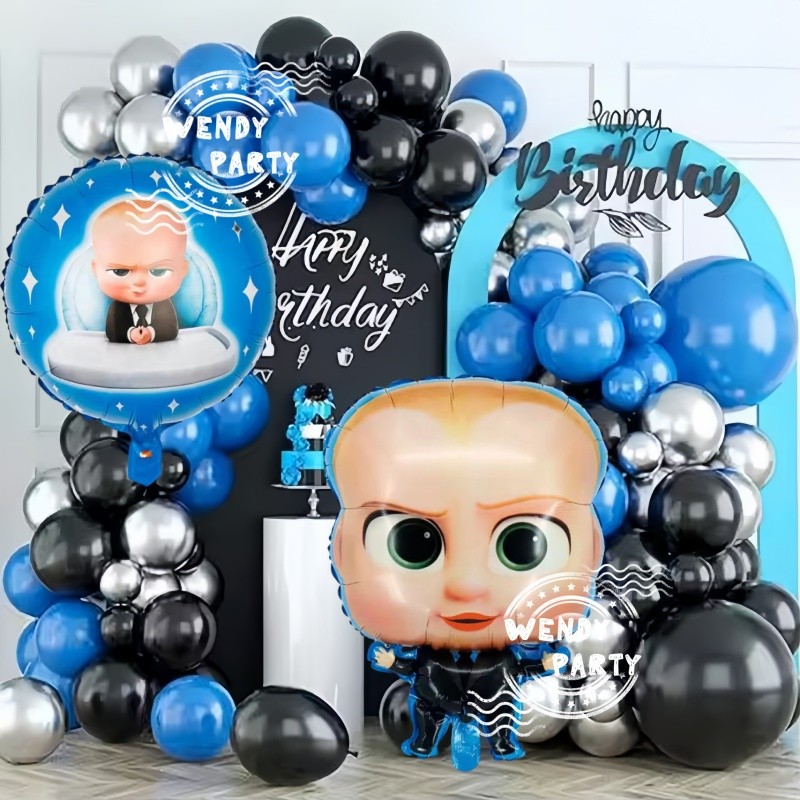 Boss Baby Balloon Garland Arch Kit Newborn Baby Shower Kids Birthday ...