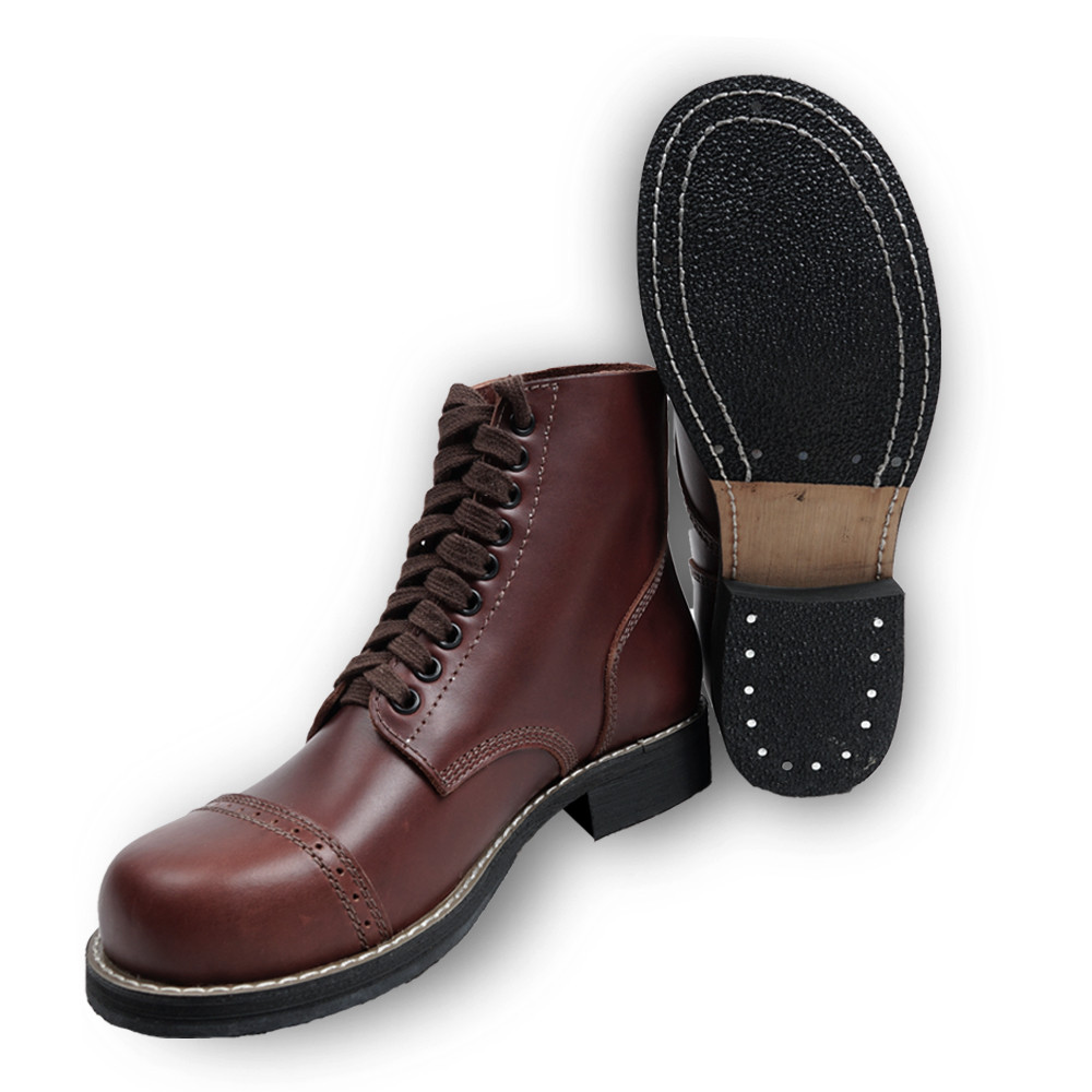 American Short Boots Kirkron Umbrella Leather Shoes Boots Retro ...