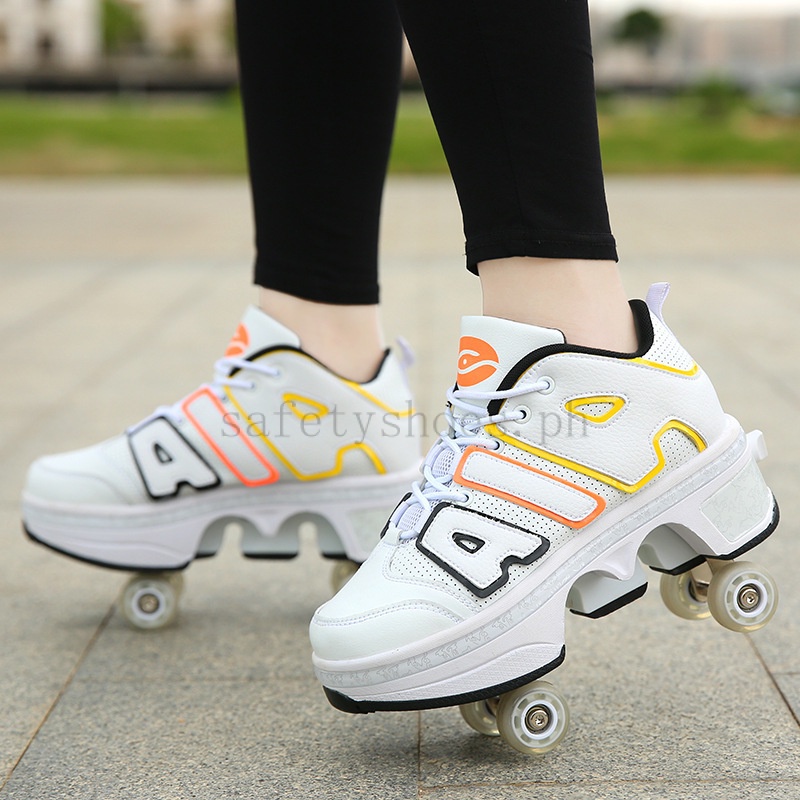 popular 4 wheel automatic roller skate walking shoes children's ...