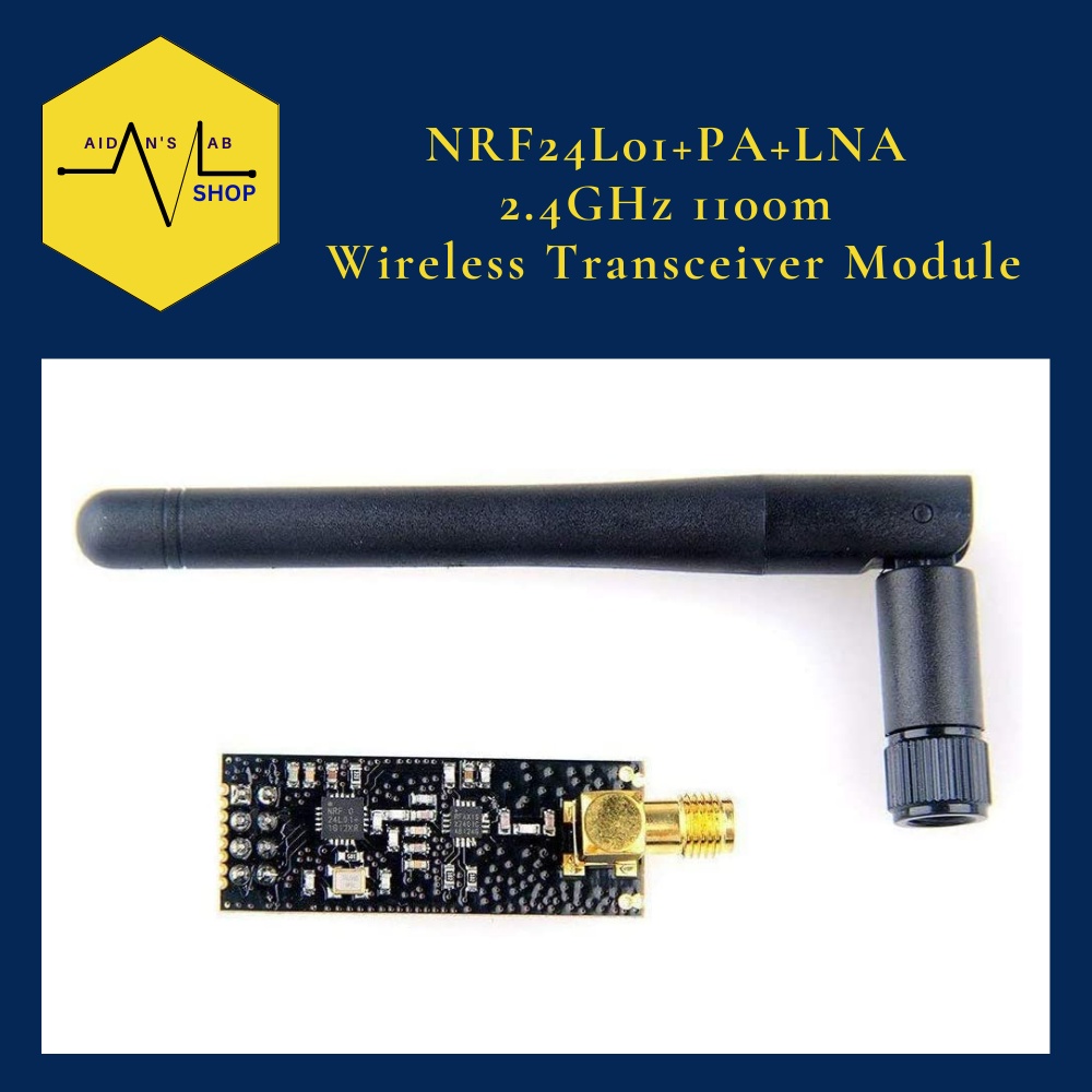 2.4GHz NRF24L01 with PA LNA 1100m Wireless Transceiver Module | Aidans ...