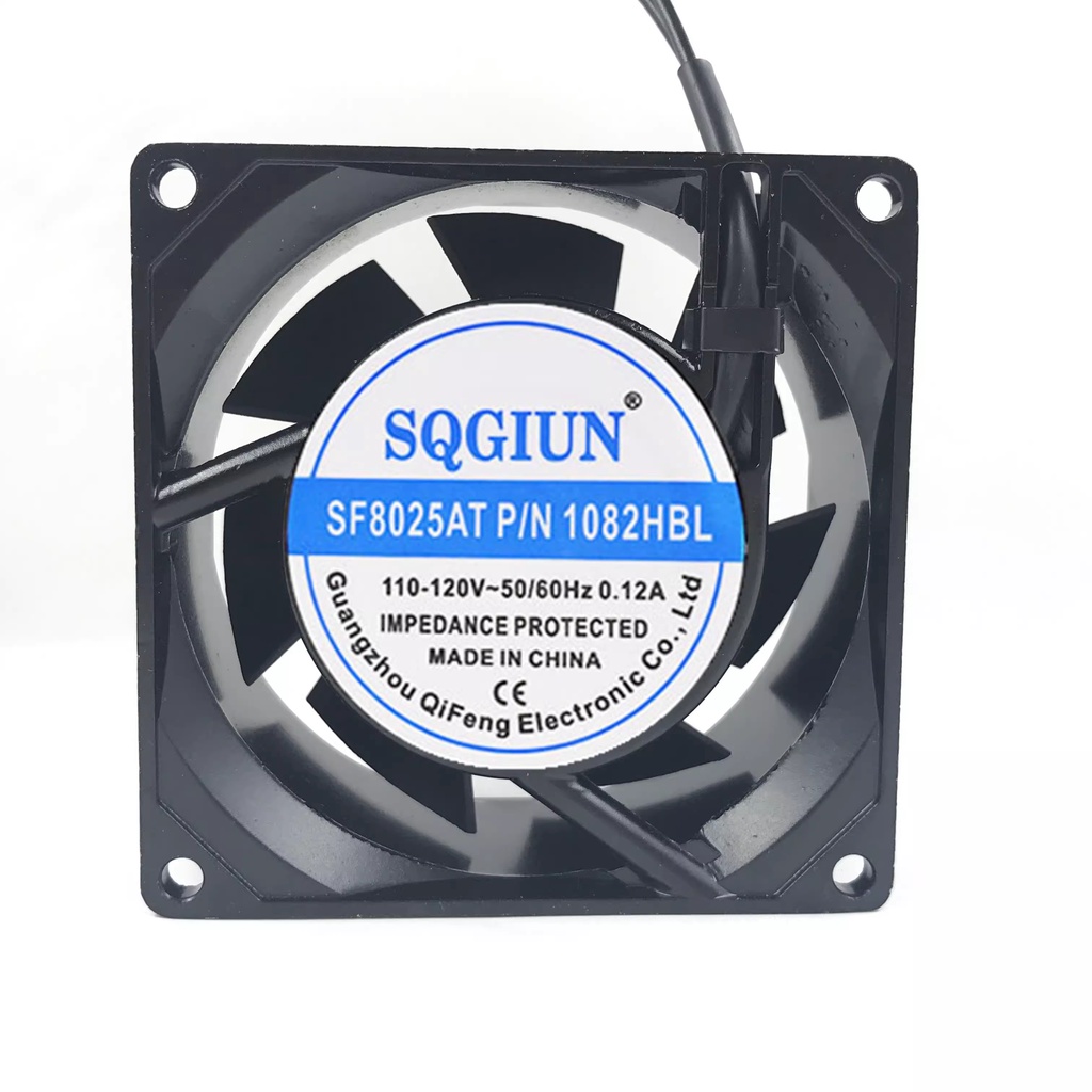 Silent Small Axial Fan AC AC 8025 110V 220V 8CM Chassis Cabinet Cooling ...