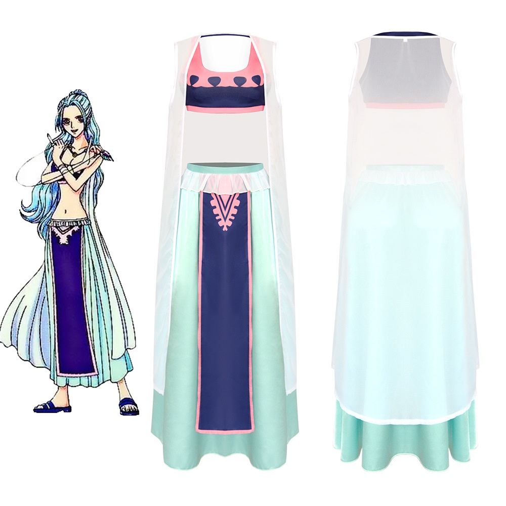 One Piece Cos Clothing One Piece Vivi Cos Clothing Vivi Cosplay Cosplay