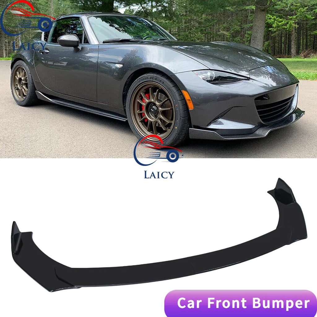 LANTOP For Mazda Miata MX5 2006-2022 Car Front Bumper Lip Chin Spoiler ...