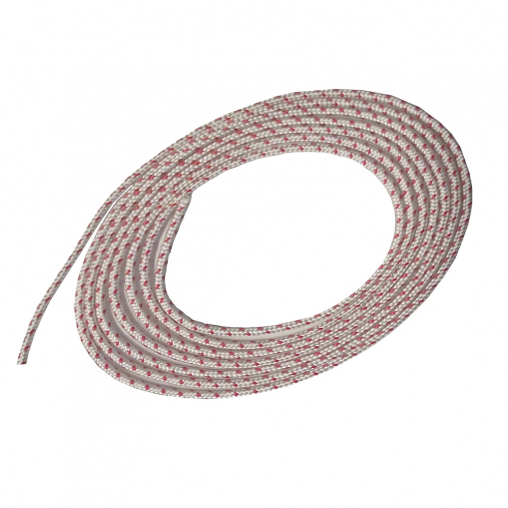 Recoil Starter Rope 290 Kg 5 M Polyester Rope Red+white Rope Lawn Mower ...