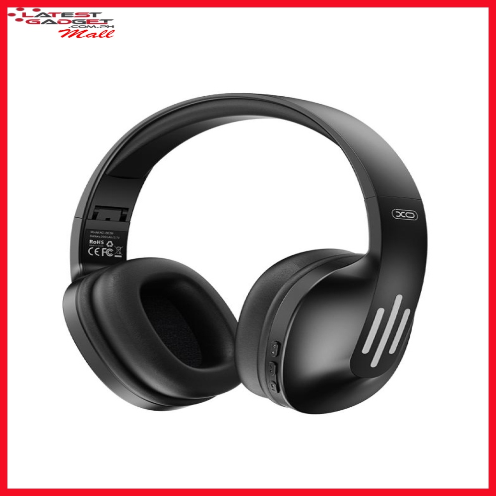 LatestGadget PH XO BE39 Note Folding Headband Bluetooth Headset - Black ...