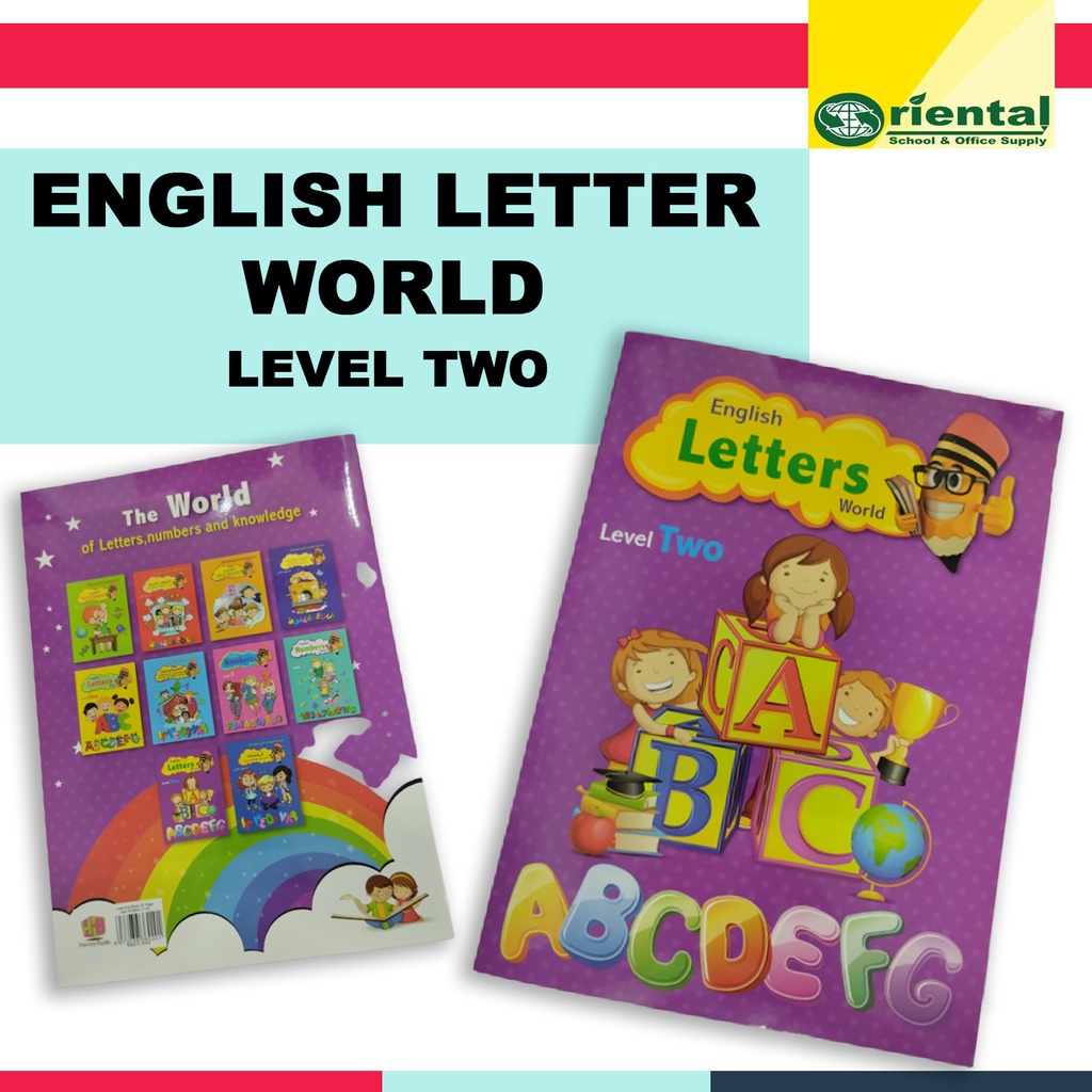 English Letters World Colored 32 Pages Practice Writing Activity Book ...