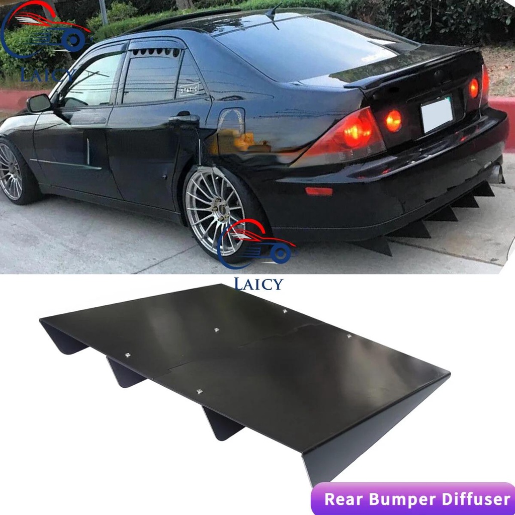 LANTOP For Lexus IS200 IS250 IS300 Rear Bumper Diffuser 4-Fin Spoiler ...