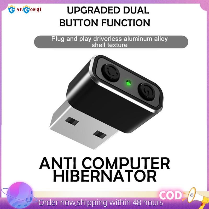 [gangong1]mini Usb Mouse Jiggler Plastic Usb Mouse Jiggler Undetectable