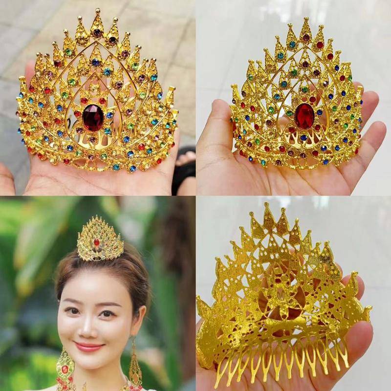 Princess Thailand Princess Crown Thailand Headdress Yunnan Ethnic Style ...