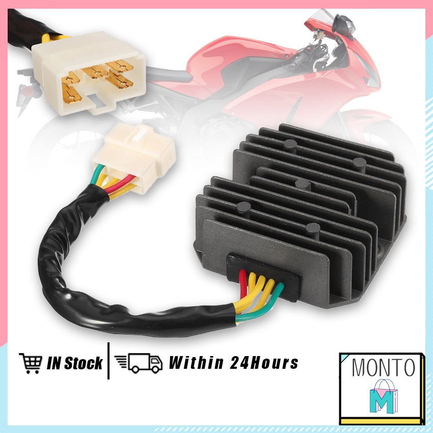 ORIGINAL 5-Pin 5Wire Full Wave Regulator Rectifier 12V DC For GY6 125 ...