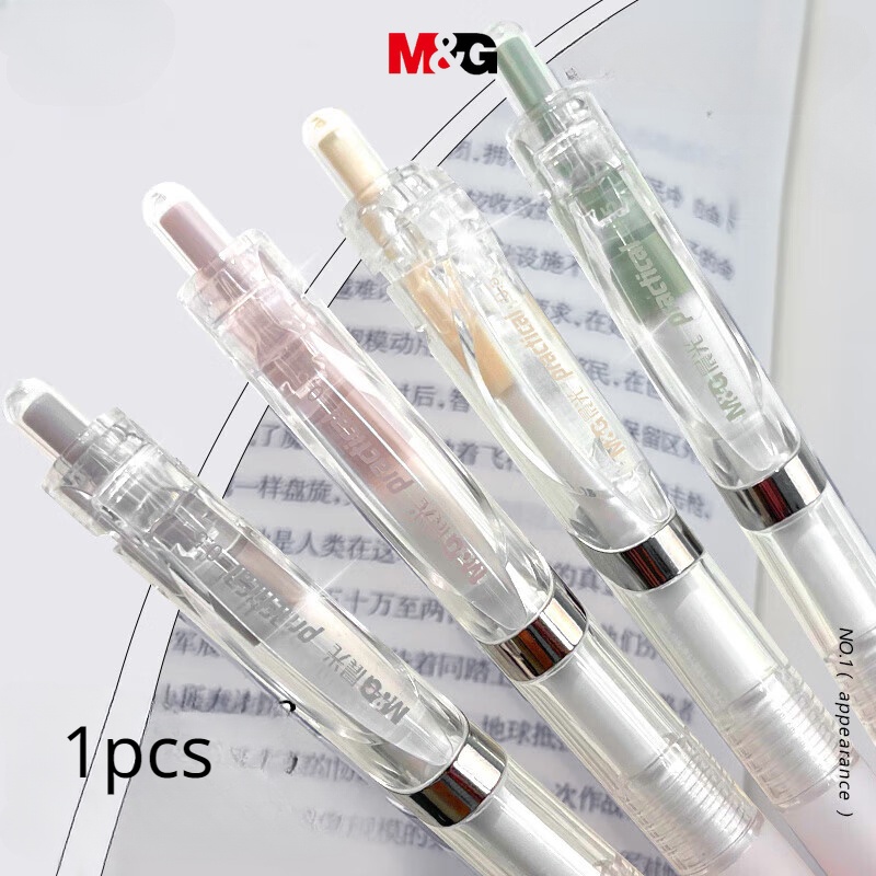 M&G Stationery K35 Gel Pen 0.5mm Press Black ST Head Dry in Seconds Signature Pen High-looking ...