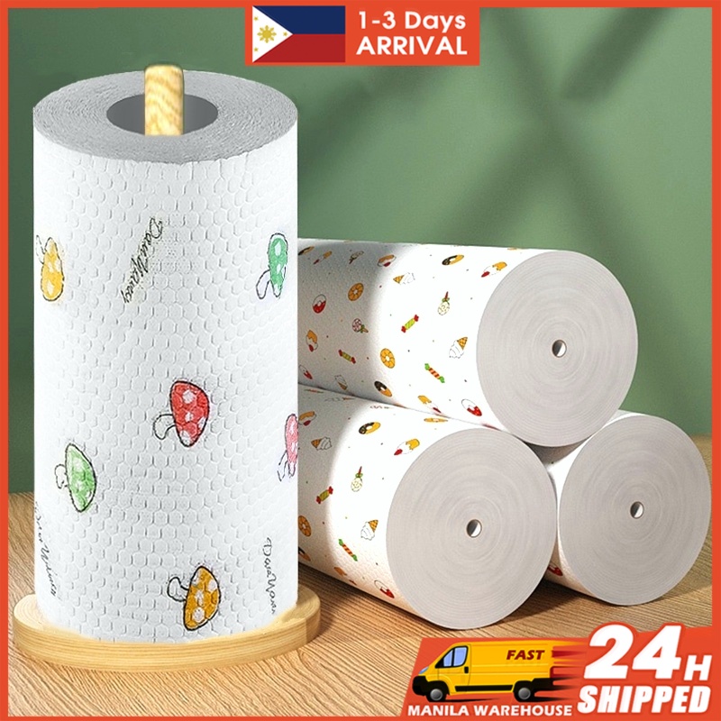 Disposable Kitchen Oil Absorbent Paper Towels Washable Dish Towel Non ...