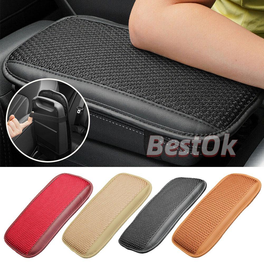 1Pcs Soft PU Leather Car Armrest Box Pad Four Seasons Universal ...