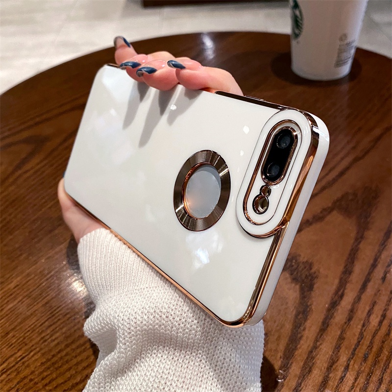 Electroplated Soft Phone Case Protector Compatible with iPhone 7Plus ...