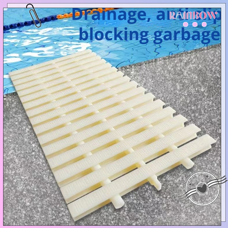 1M Swimming Pool Grille 15CM/20CM ABS Plastic Water Grate Bathroom ...