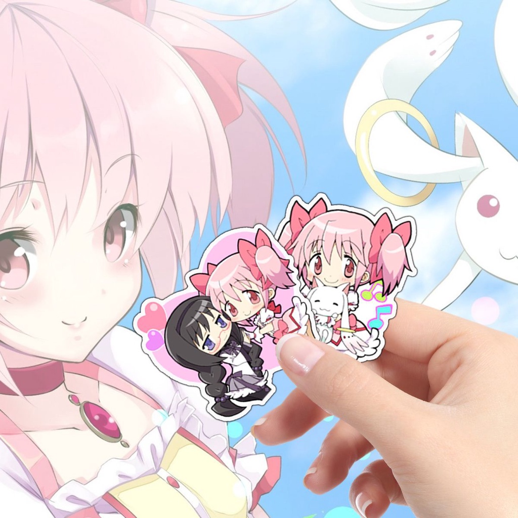 Magical Girl Madoka Stickers Chibi-style Cute and Unique Girl ...