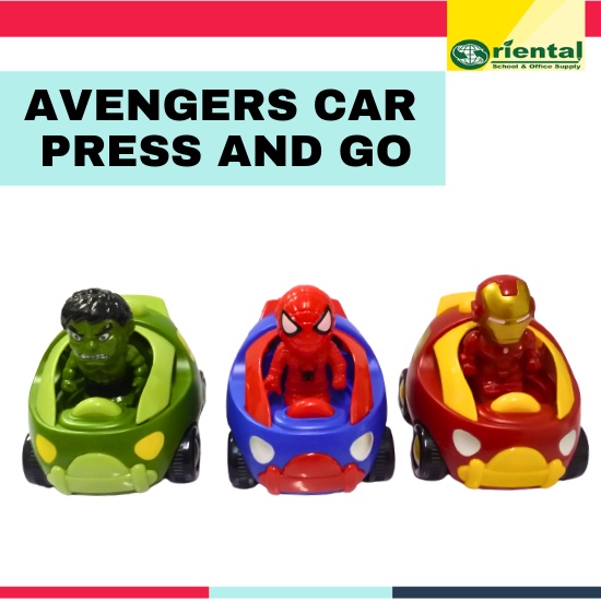 Press and Go Cars Avenges Character Super Hero Car Toy By Inertia Force ...