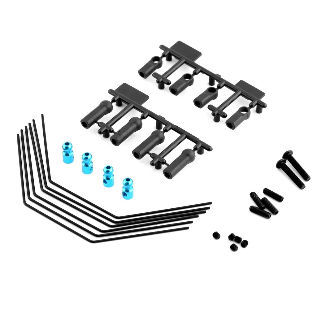 KKRC Front and Rear Sway Bar Kit Stabilizer Set 54514 for Tamiya XV01 ...