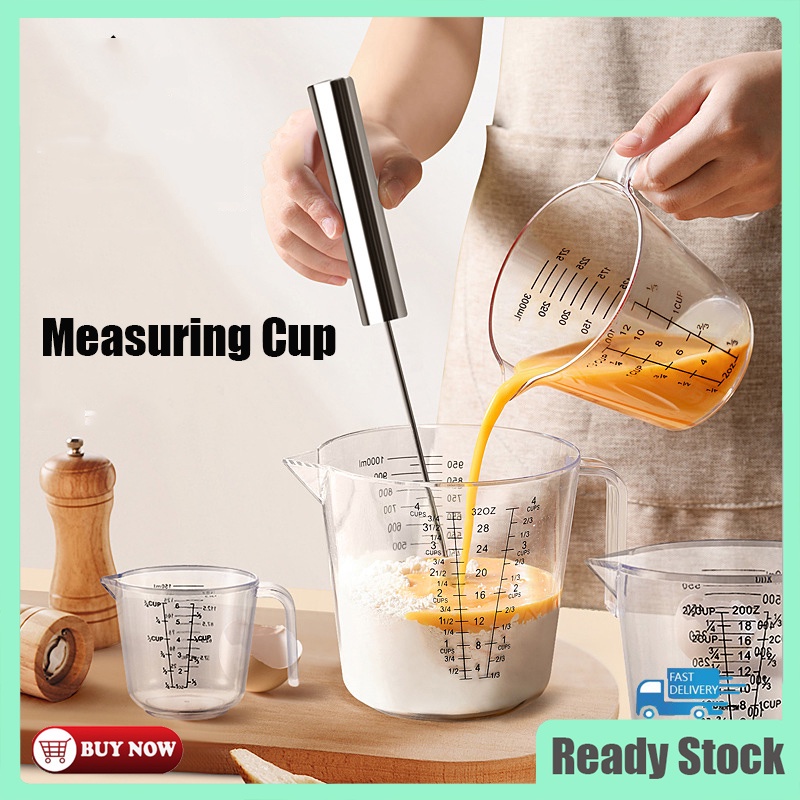 Plastic Measuring Cup Large Capacity Graduated Measuring Device Kitchen ...