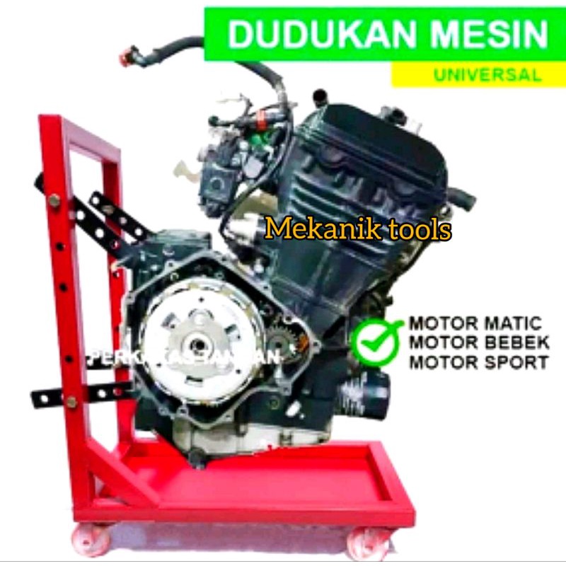 MESIN Engine Stand Universal Motorcycle Engine Mount Tool Duck matic ...