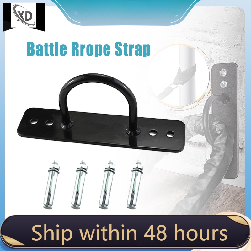 Battle Rope Anchor Stake kit Wall Mount Bracket For Gym Aerial Hammock ...