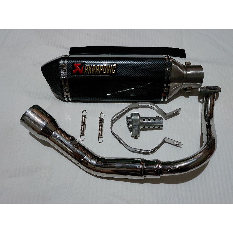 HONDA CLICK 125i / 150i AKRAPOVIC PIPE WITH SILENCER ( FULL SYSTEM ...