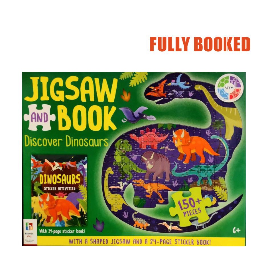 Jigsaw and Book: Discover Dinosaurs (Mixed Media) | Shopee Philippines