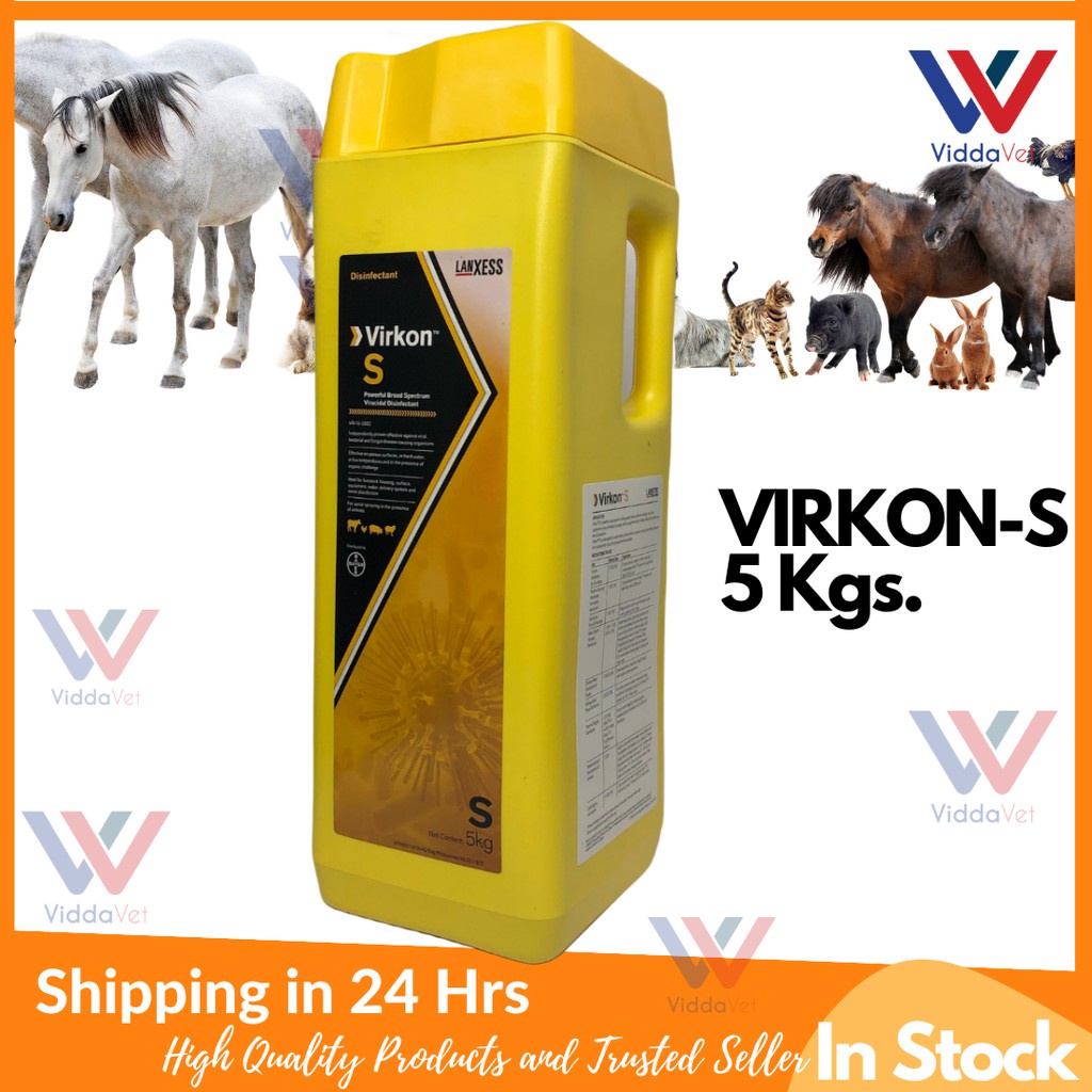 5 kgs canister VIRKON S disinfectant Virkon solution Virkon-S rely on ...