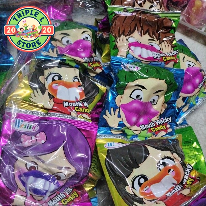 Mouth candy with wacky design 30 pcs | Lootbag Filler, Paninda, Party ...
