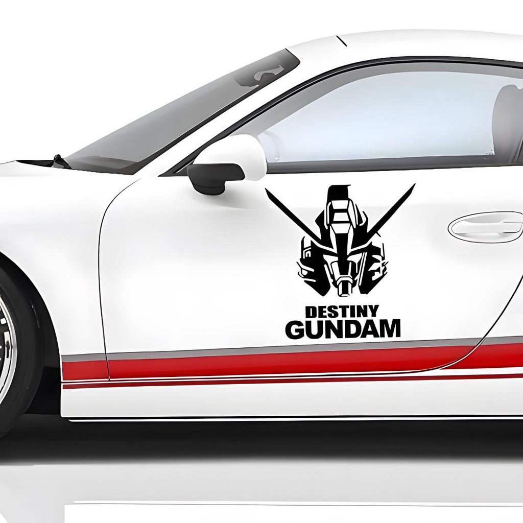 DESTINY GUNDAM Car Stickers Helmet Motorcycle Cartoon Sunscreen ...