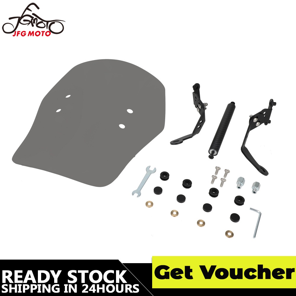 JFG MOTO Windshield For Honda CT125 CT 125 Motorcycle S5G | Shopee ...