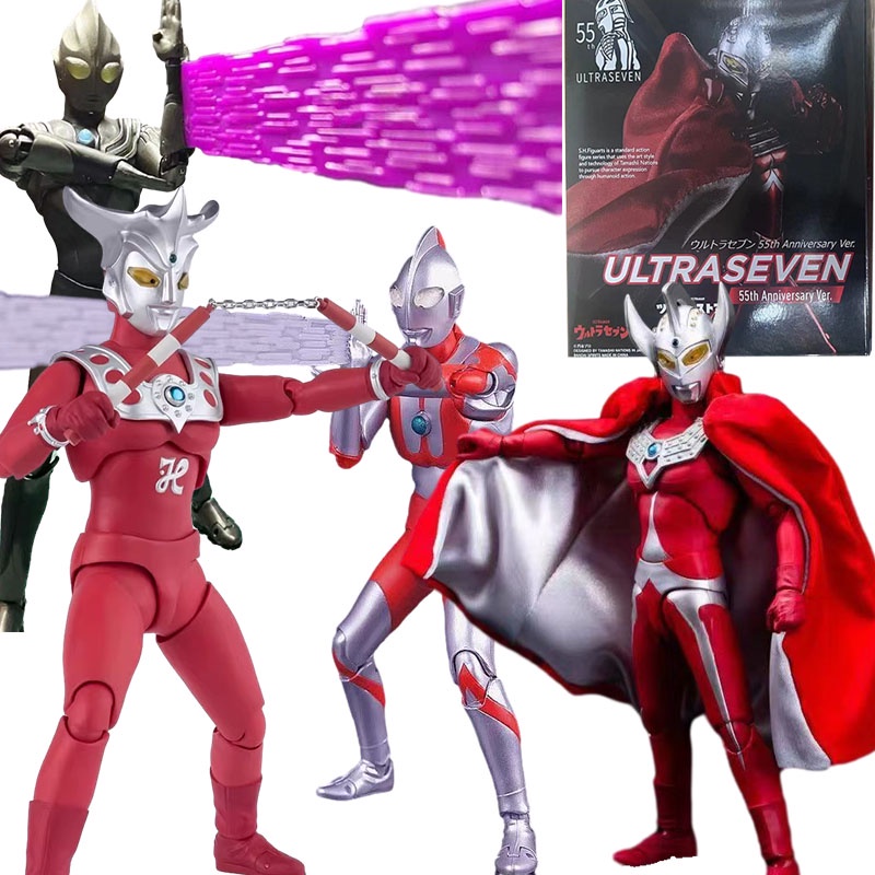 UltraSeven Ultraman SHF Zero Leo Tiga Dark Sh Figuarts Articulado ...
