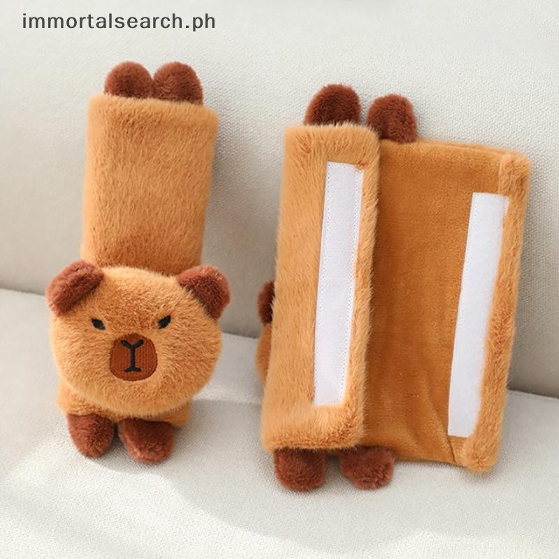 imm Car Headrest Neck Pillow Capybara Plush Shoulder Protection Cute ...