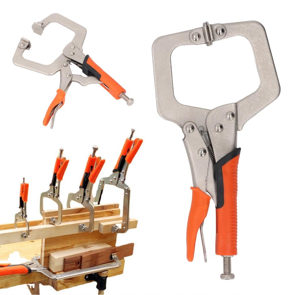 Ujewndju C Clamp Locking Pliers Adjustable Clamping 2pcs Versatile ...