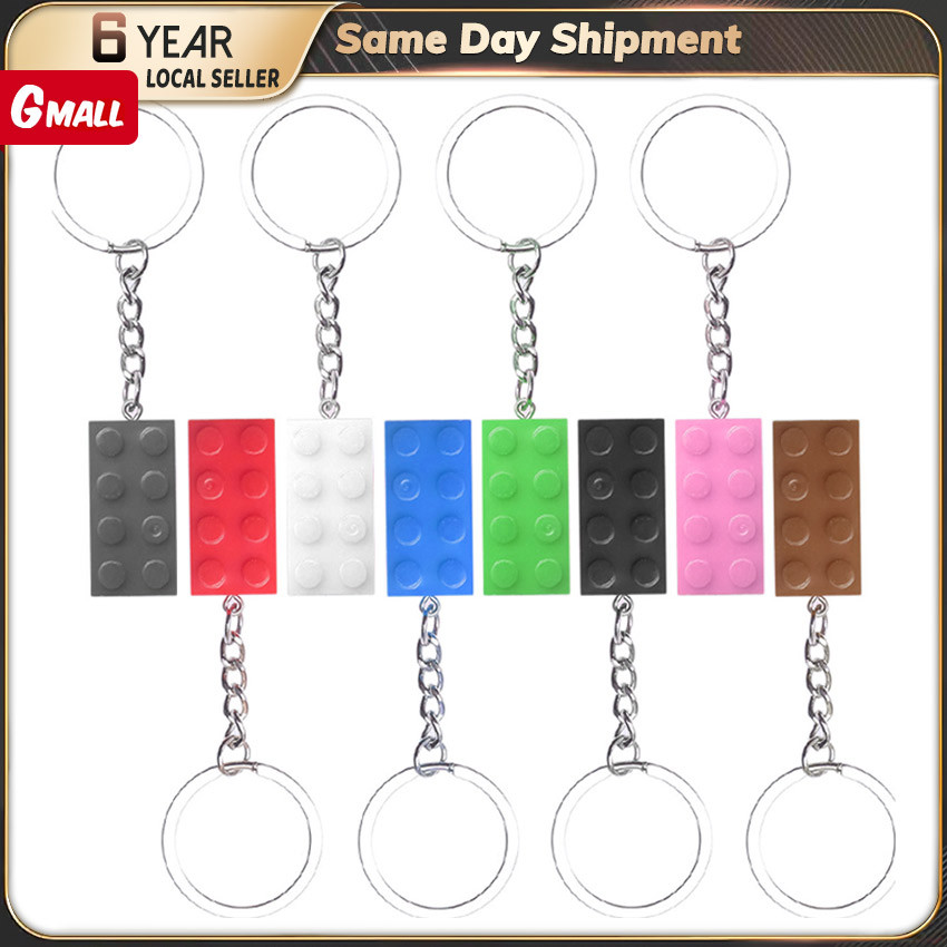 【Fast Delivery】 Colorful Pellet 2 x 4 Key LEGO Building Blocks Creative ...