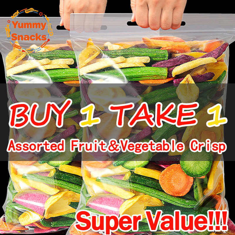 BUY 1 TAKE 1 500g Fruit and vegetable crisps mixed fruit and vegetable ...