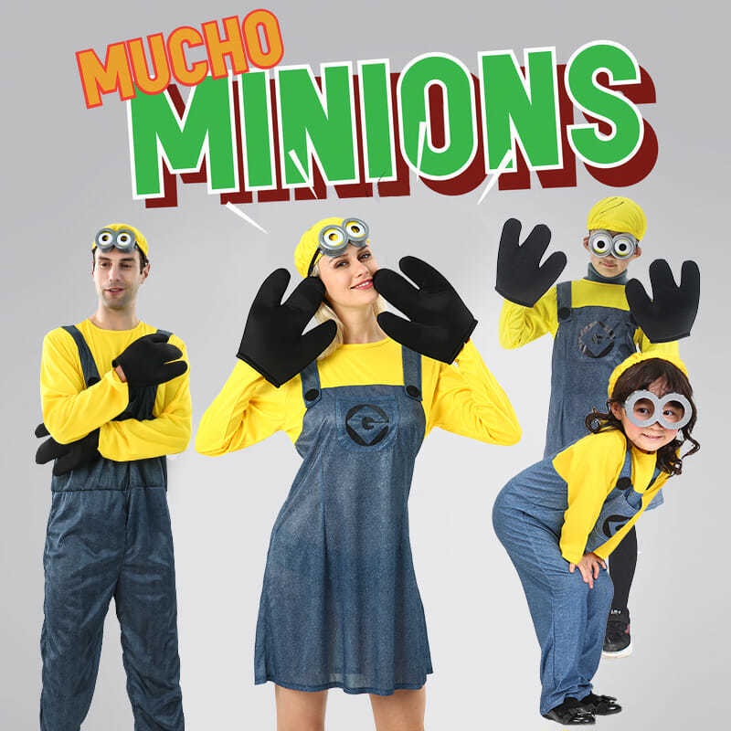 Children COSPLAY Clothes Minions Parent-Child Clothing Despicable Me ...