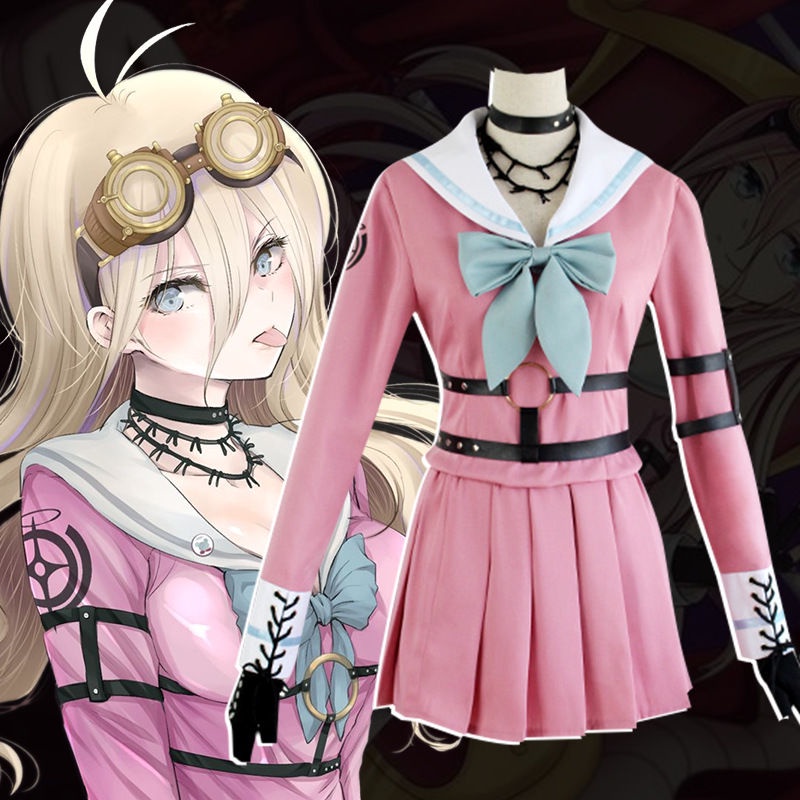 danganronpa v3 Miu Iruma cosplay costumes dress/skirt Halloween ...