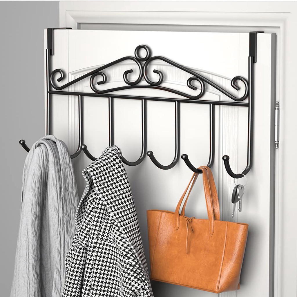 Classy Household Back Door Hanger Hook Nail Free Door Rear Rack Sabitan ...