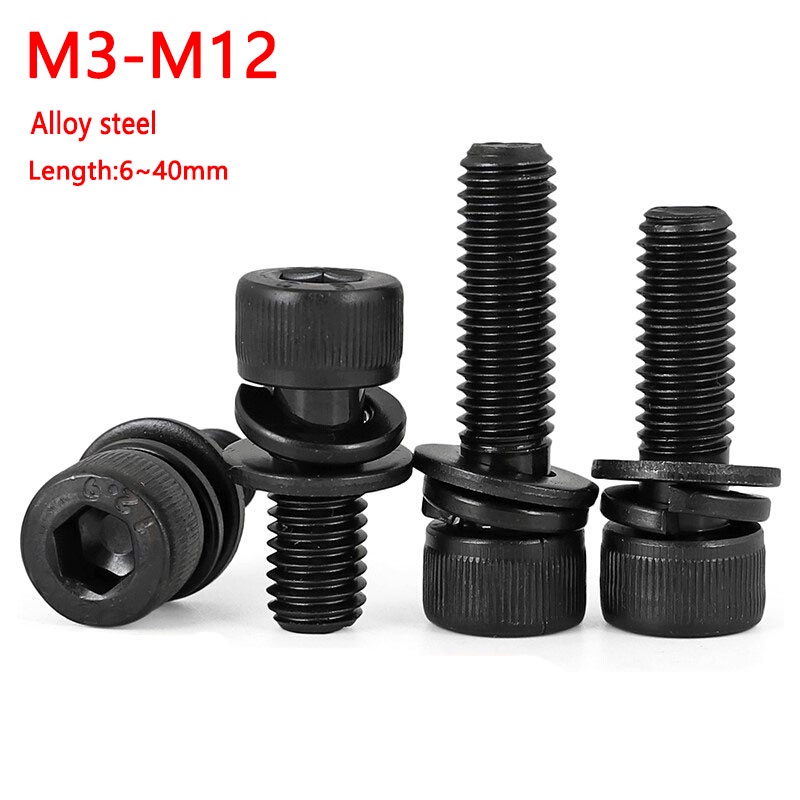 M3-M12 Hexagon Hex Socket Head Cap Allen Bolt Grade 12.9 Socket Cap ...