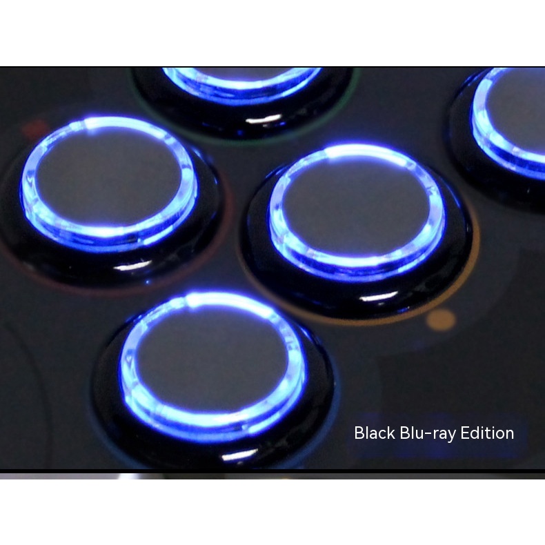 Push botton！QANBA Luminous 24/30mm Card Type Button Arcade Rocker ...