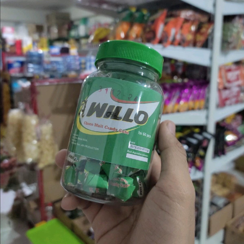 A Willo Milo Candy Cube Jar contains 60 | Shopee Philippines