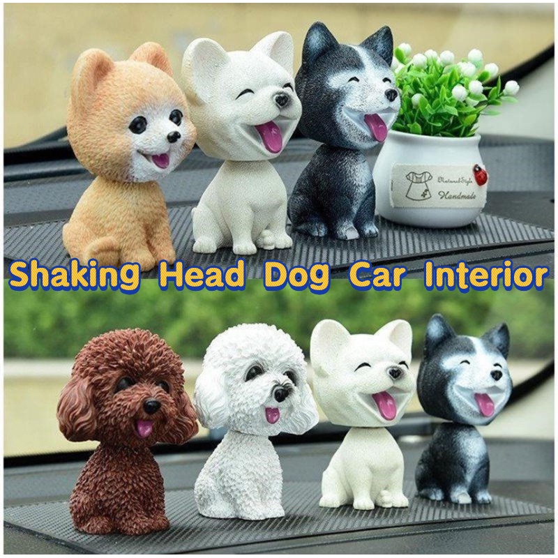 Shaking Head Dog Toy Car Interior Dashboard Doll Cute Nodding Decor ...