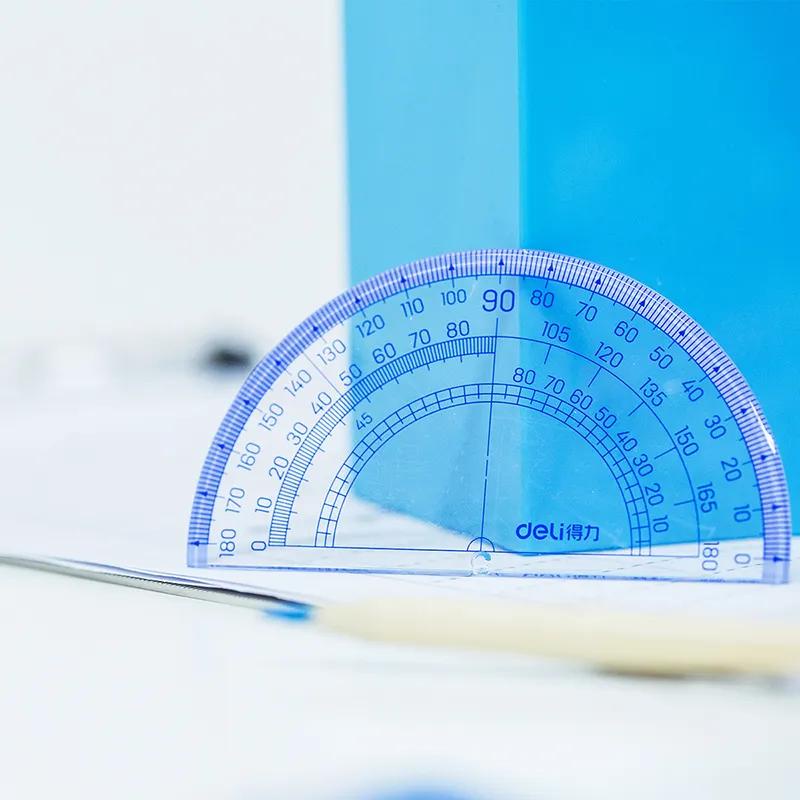 1pcs 71957 protractor scale transparent ruler student stationery ...
