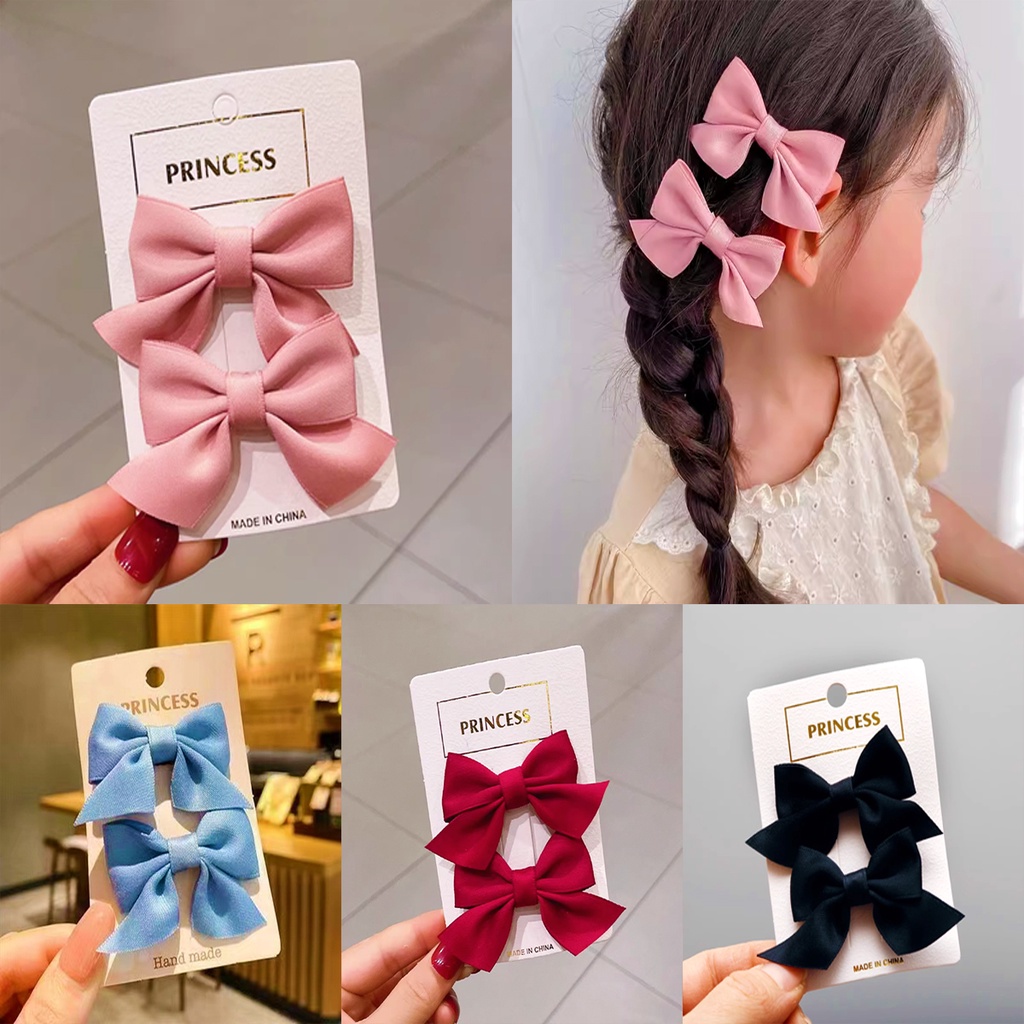 Alphar Toys Silk Bow Hairpin French Girl Hairpin Bangs Top Hairpin ...